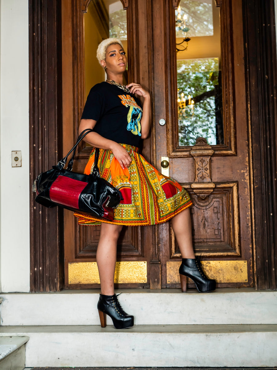 Extra large red black weekender bag – TightfistedFashion